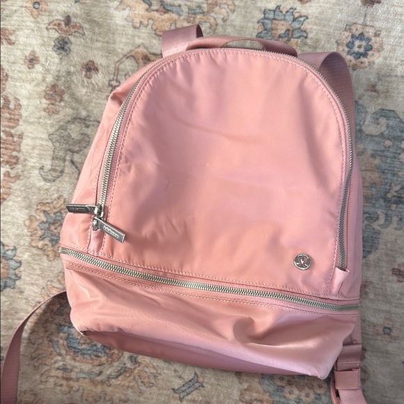 lululemon athletica | Bags | Lululemon Athletica Pink Backpack ...